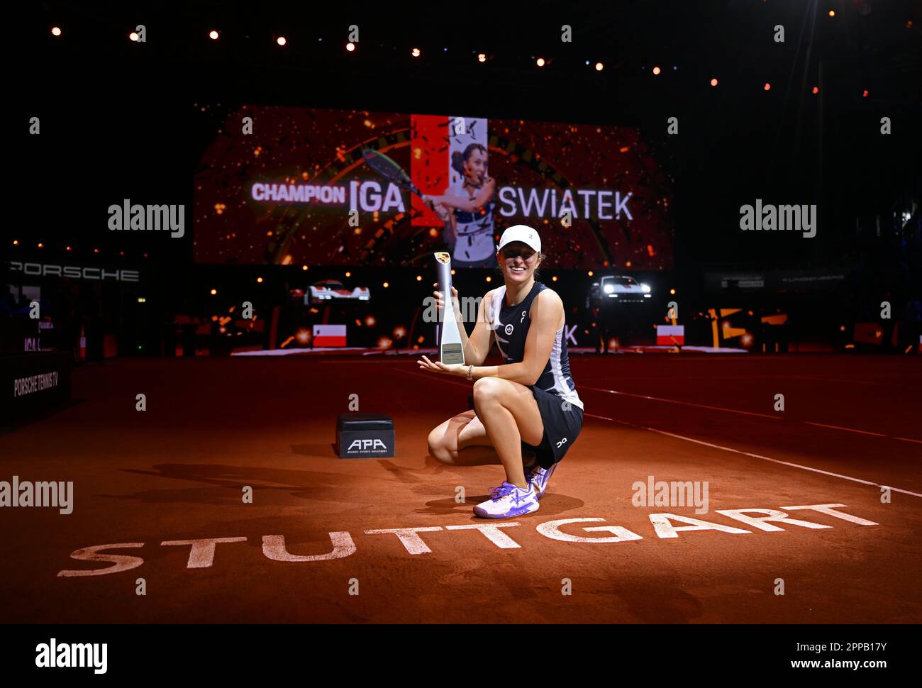 Stuttgart, Germany. 23rd Apr, 2023. Tennis: WTA Tour - Stuttgart, singles, women, final at ...