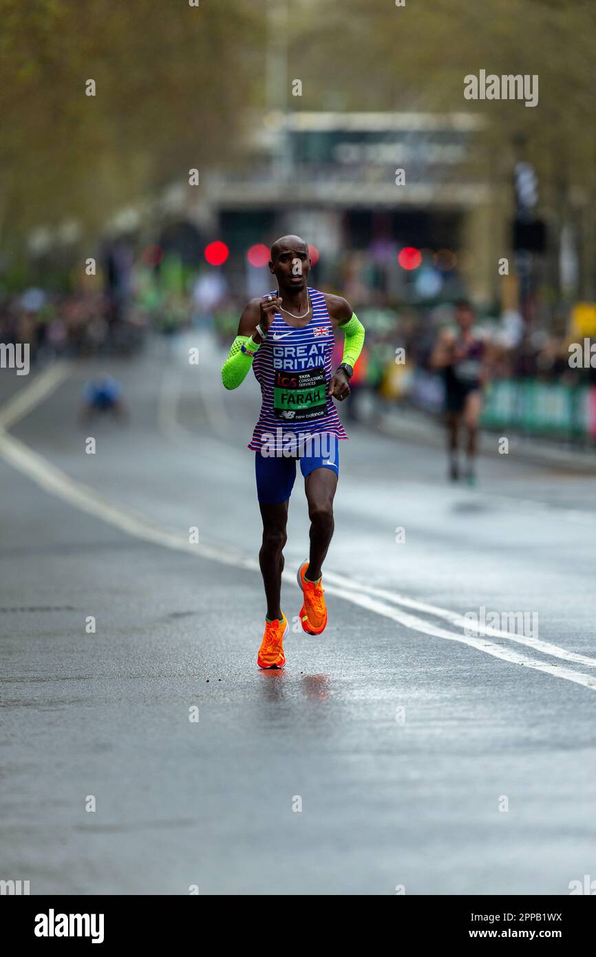 2023 london marathon april hi-res stock photography and images - Alamy