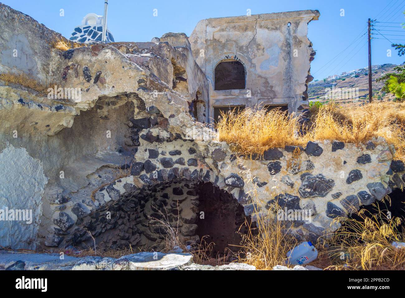 old desolate streets of quiet Episkopi Gonias.It was almost entirely ...