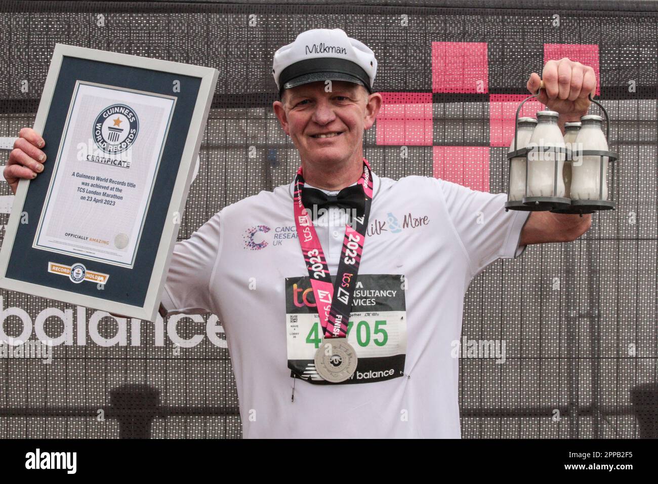 London, UK. 22nd Apr, 2022. a Guiness world of record achieved at this ...