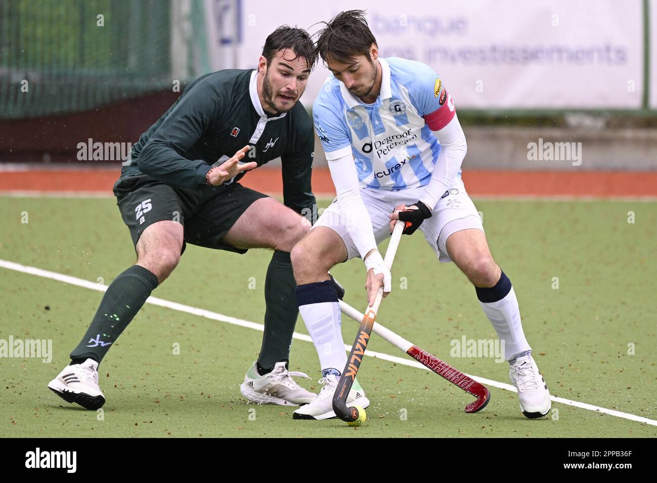 Waterloo, Belgium. 23rd Apr, 2023. Watduck's Gaetan Dykmans and ...