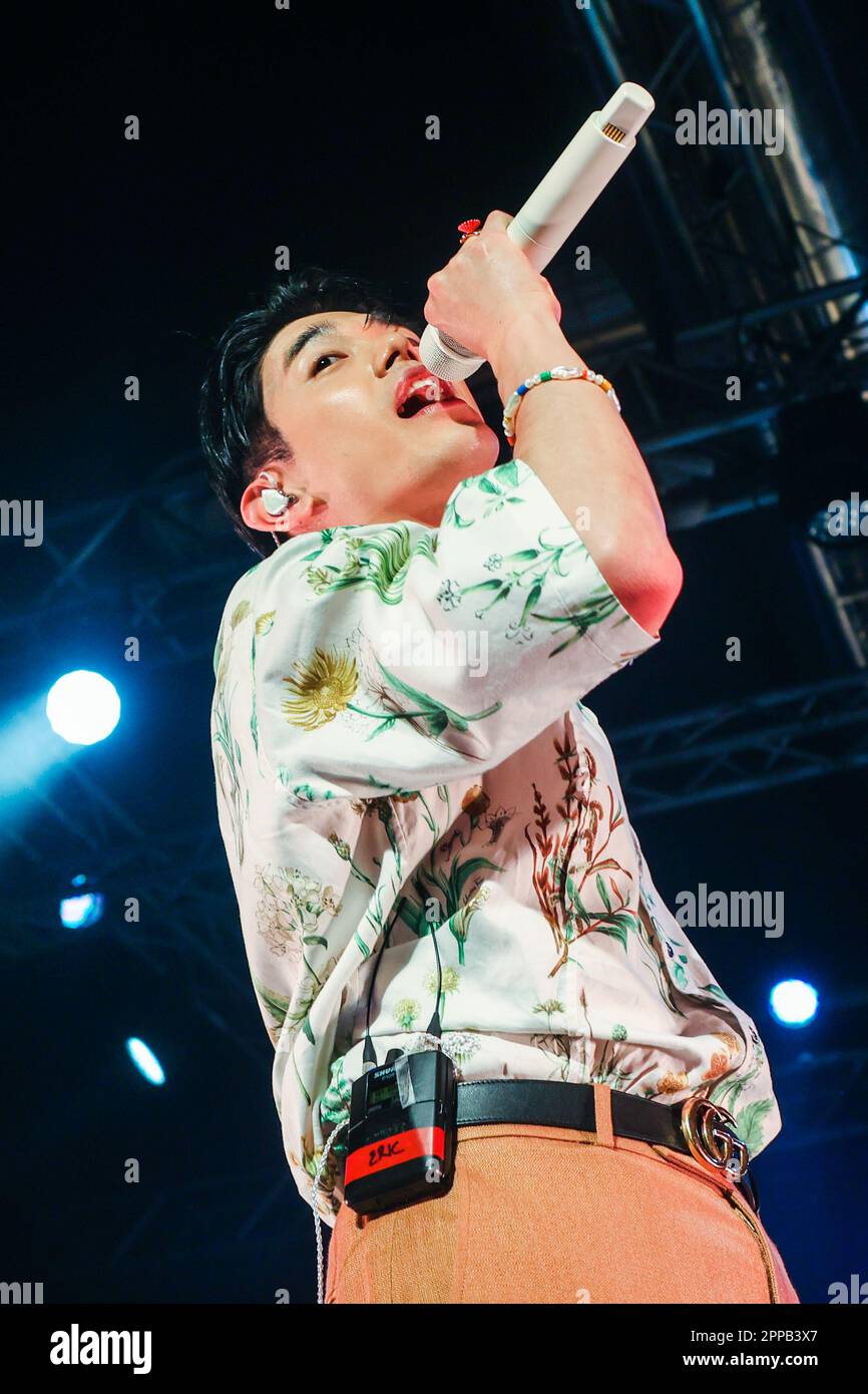 Eric Nam in concert at Magazzini Generali in Milano, Italy, on June 12 ...