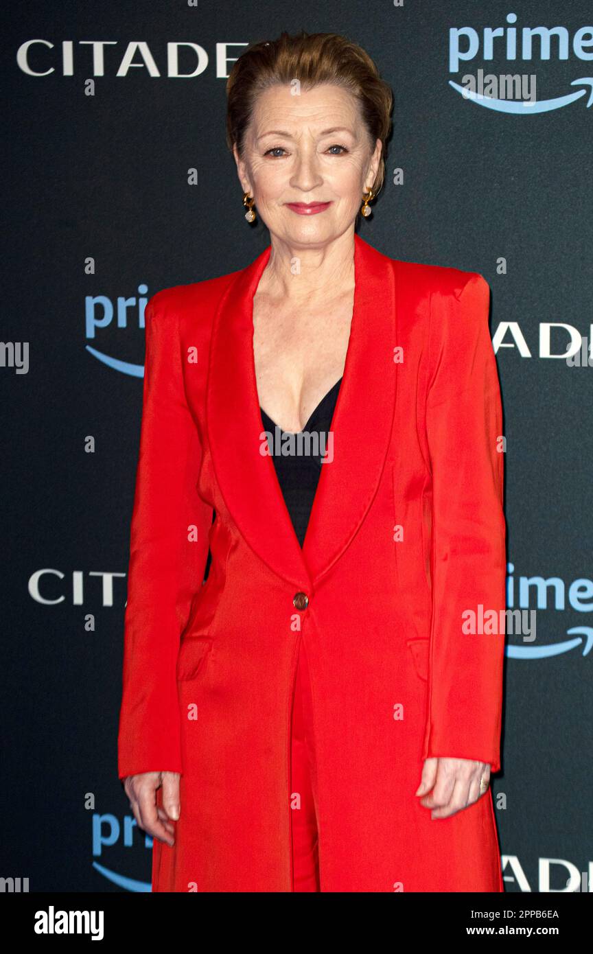 Lesley manville the crown margaret hi-res stock photography and images ...