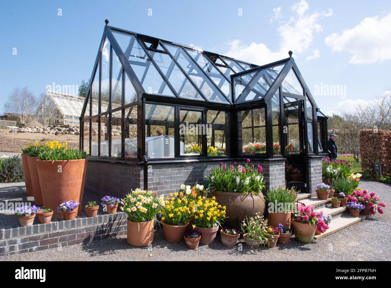 Victorian style greenhouse at RHS Harlow Carr Stock Photo - Alamy