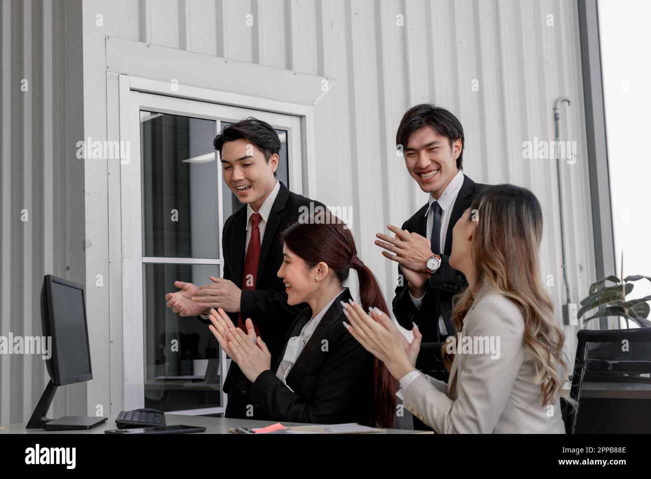 When an agile business team's performance receives positive client ...