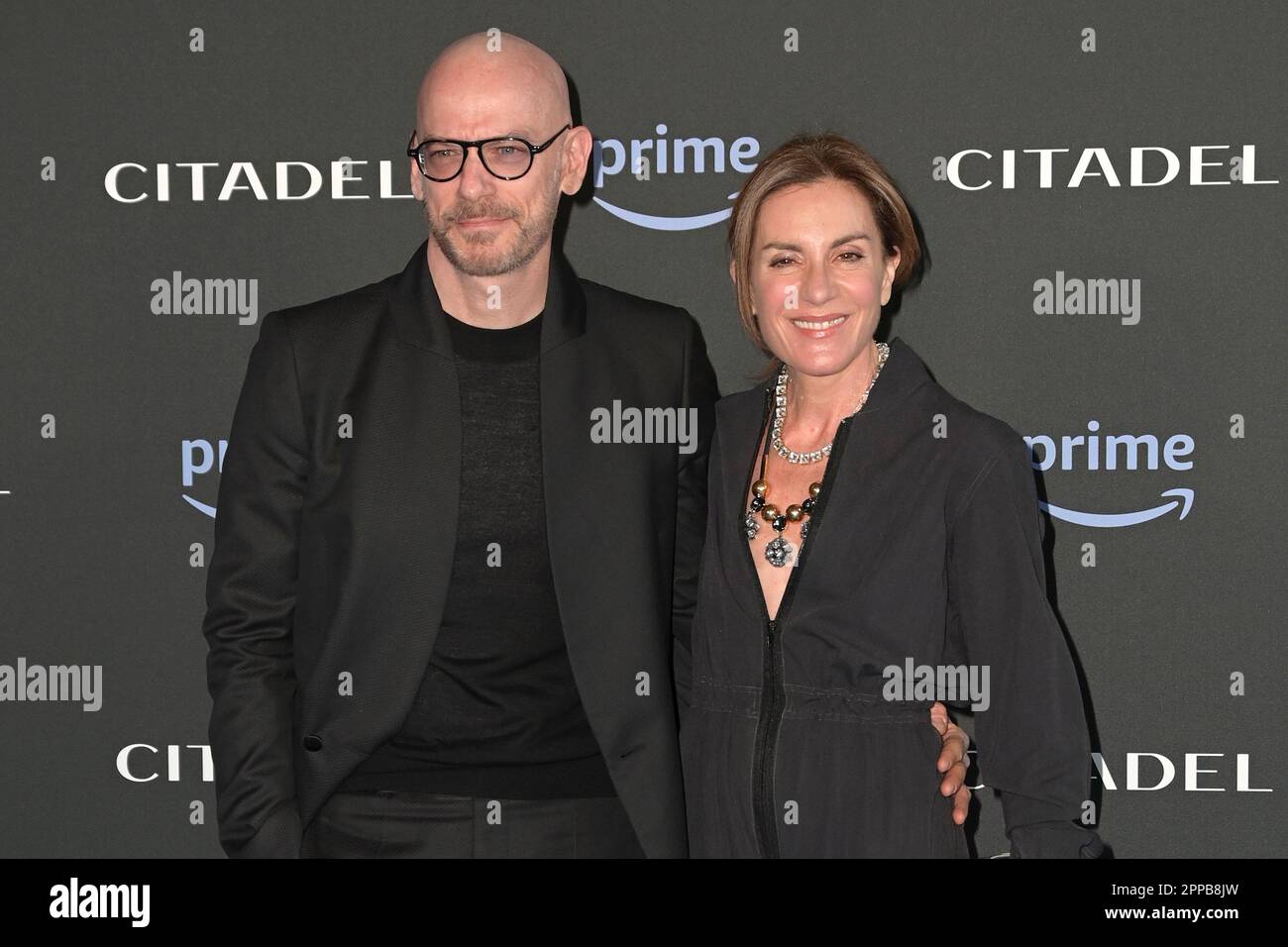 Rom, Italien. 21st Apr, 2023. Filippo Nigro und Gina Gardini bei der ...