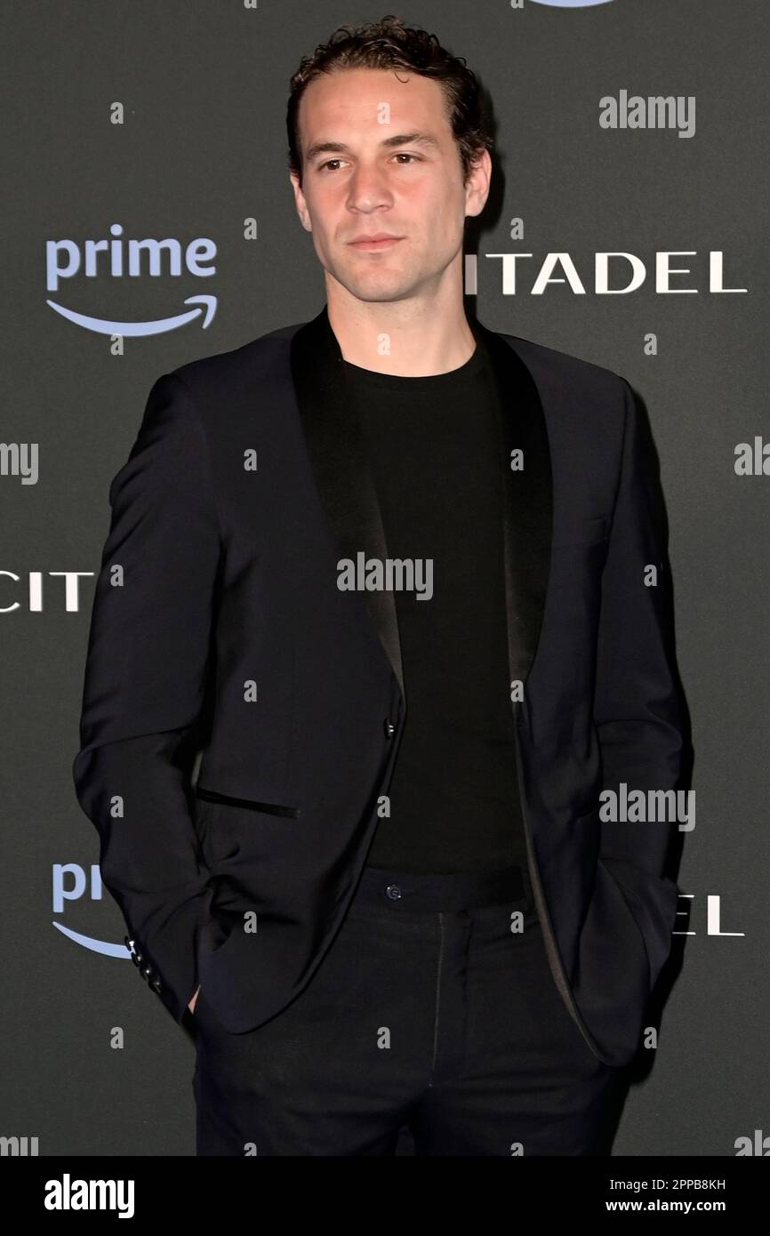 Rom, Italien. 21st Apr, 2023. Lorenzo Cervasio bei der Premiere der ...