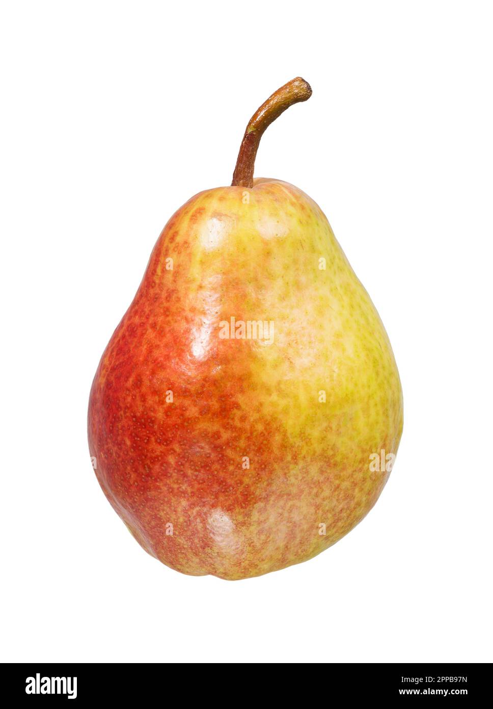 Pear red. Pear fruit isolated on white background Stock Photo - Alamy