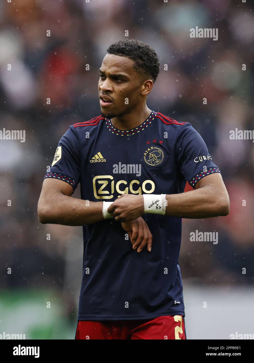 EINDHOVEN - Jurrien Timber of Ajax during the Dutch premier league ...