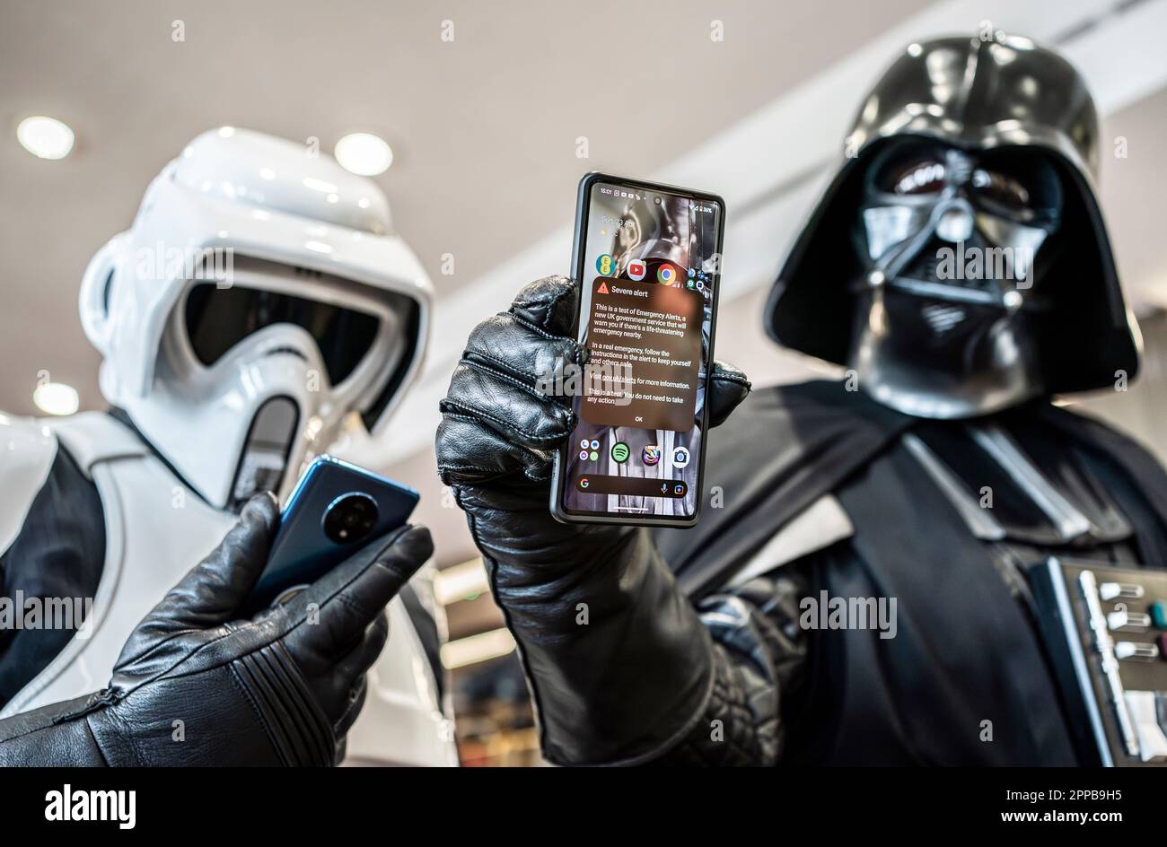 Members of the Sentinel Squad UK dressed as Darth Vader and ...