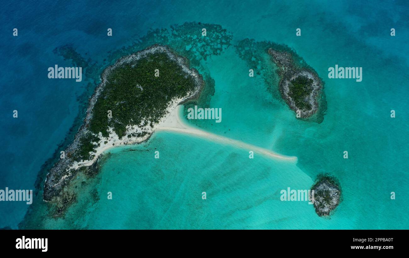 The small islands in a body of water, surrounded by lush vegetation and ...