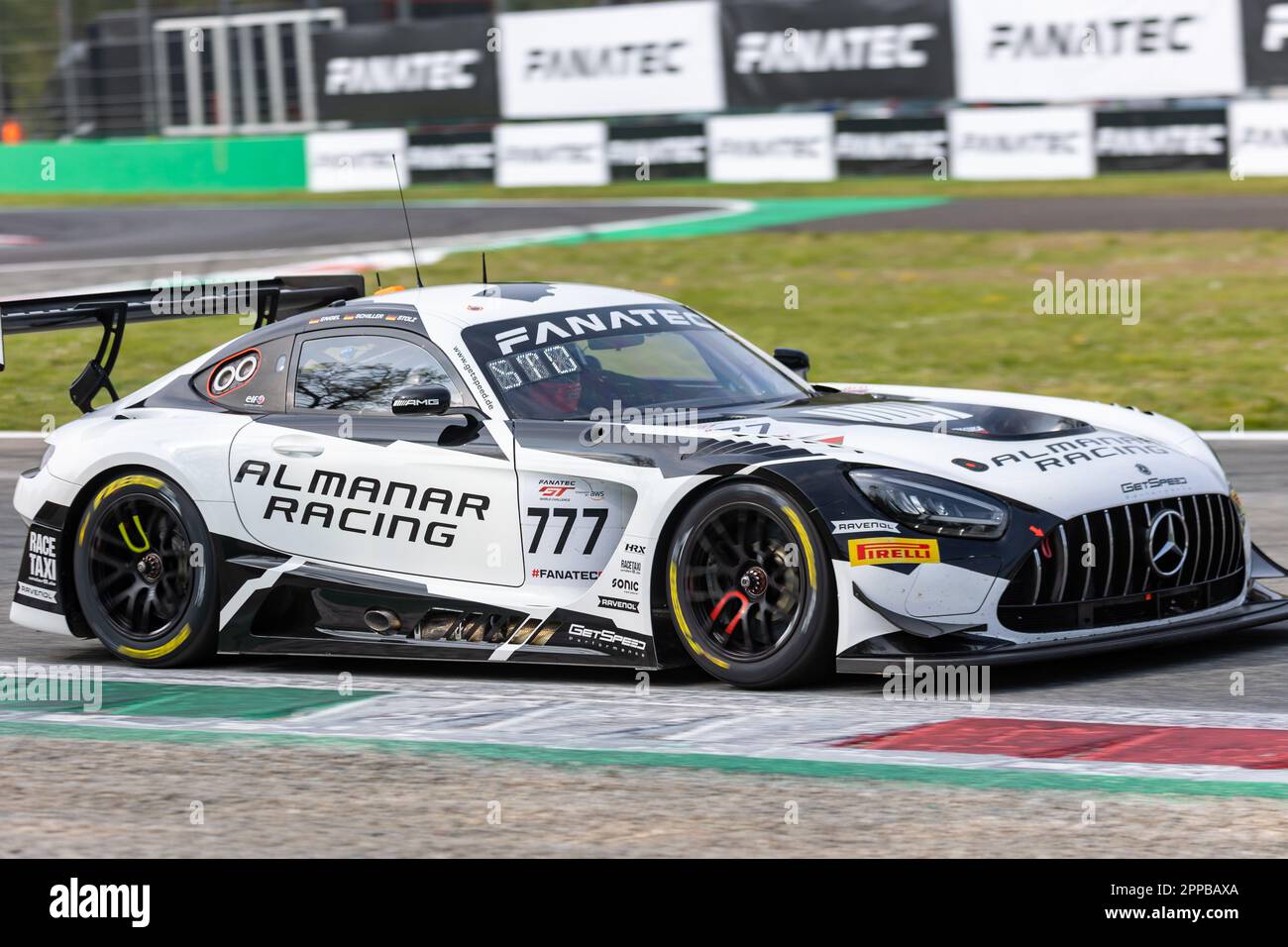 Monza, Italy. 23rd Apr, 2023. Mercedes-AMG Team AlManar (Mercedes-AMG ...