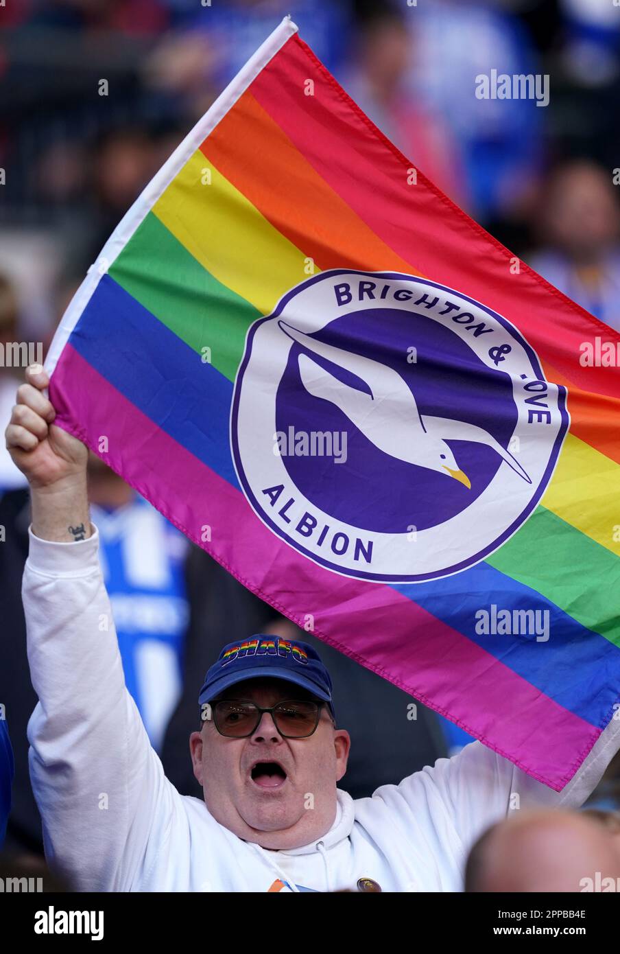 Brighton and hove albion flag hi-res stock photography and images - Alamy