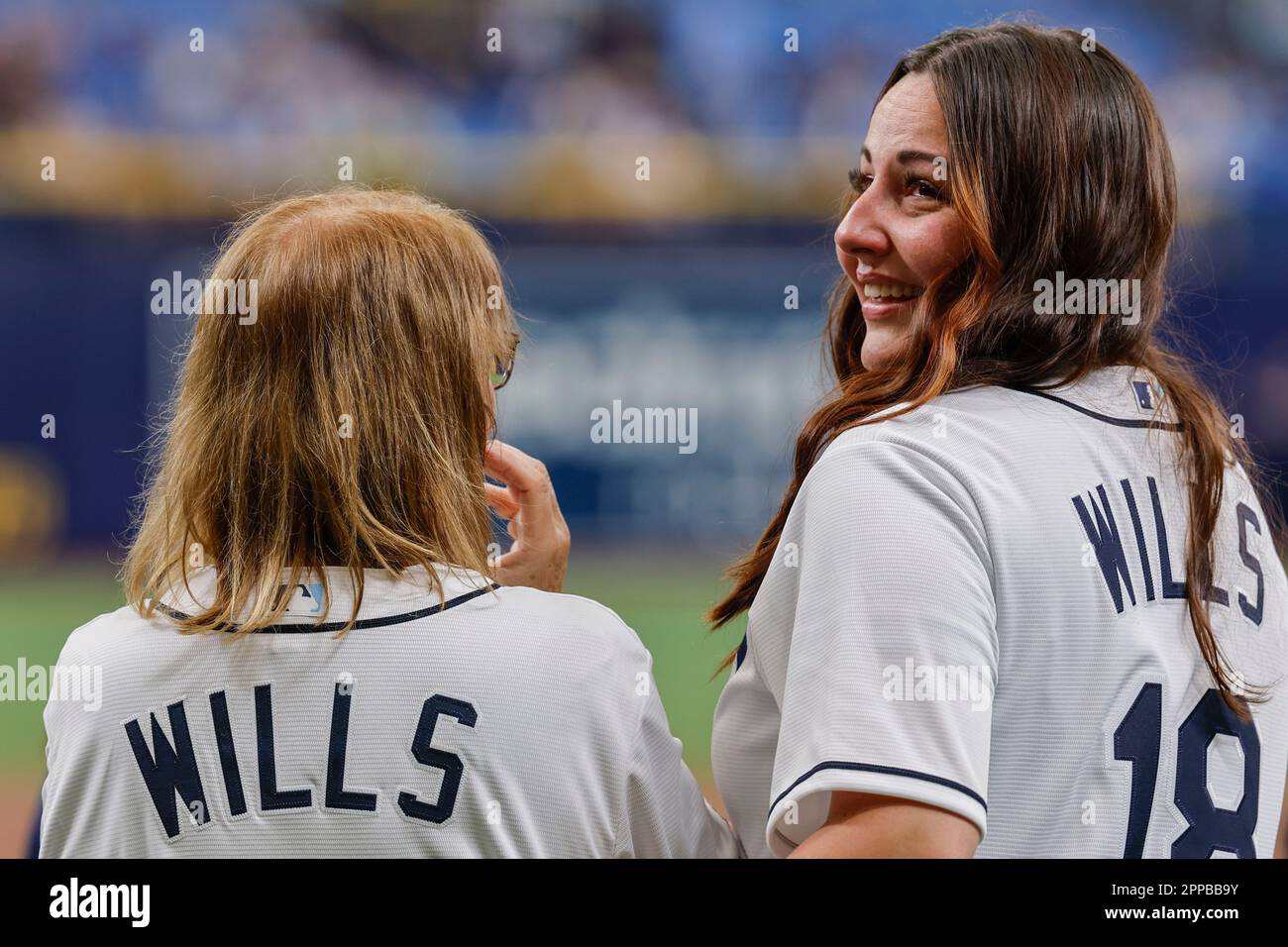 St. Petersburg, FL USA; The Tampa Bay Rays honored legendary ...