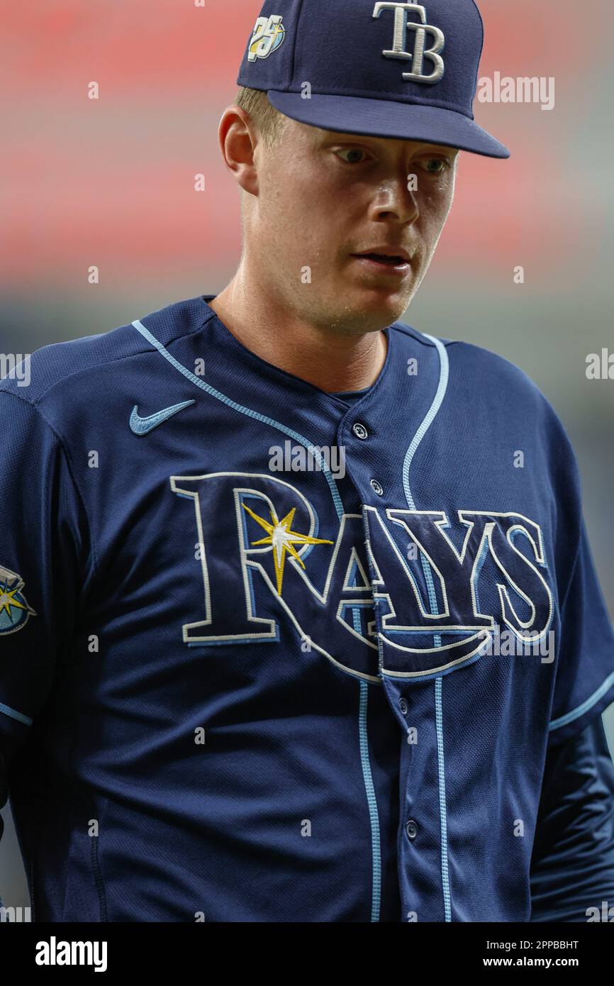 St. Petersburg, FL USA; Tampa Bay Rays relief pitcher Pete Fairbanks ...