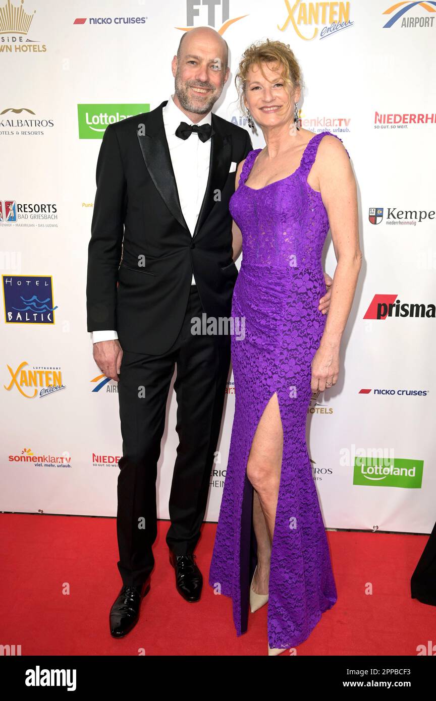 Heike Henkel mit Ehemann Paul Meier bei der Verleihung der Goldenen ...