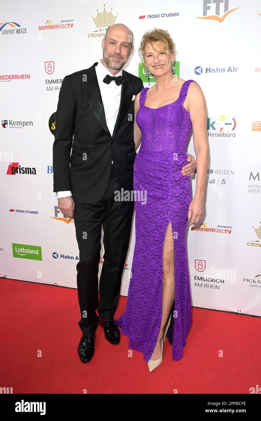 Heike Henkel mit Ehemann Paul Meier bei der Verleihung der Goldenen ...