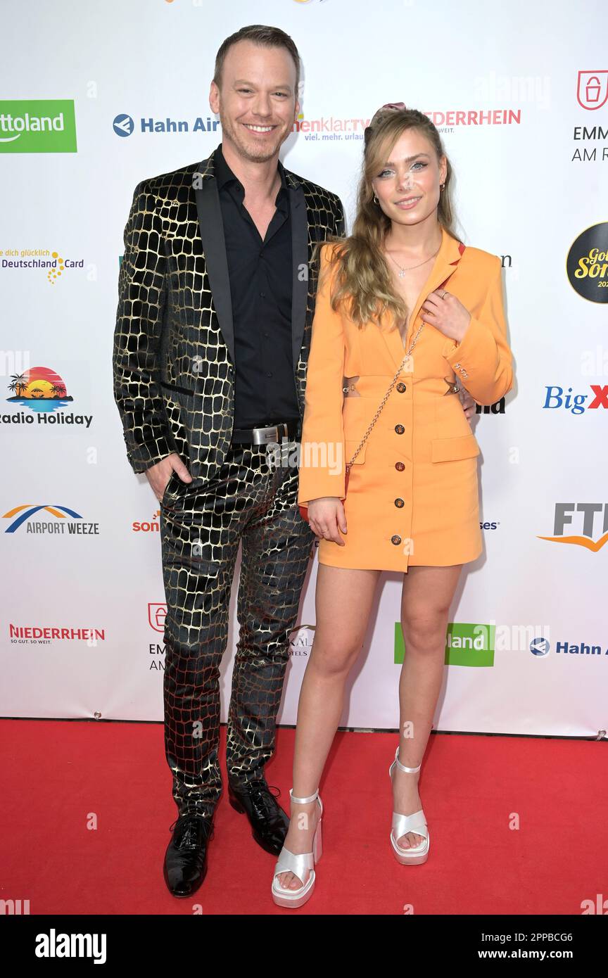 Marie Wegener mit Christian Ehrlich bei der Verleihung der Goldenen ...