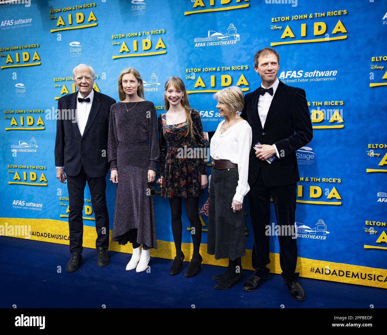 SCHEVENINGEN - Tim Rice's family on the red carpet during the world ...
