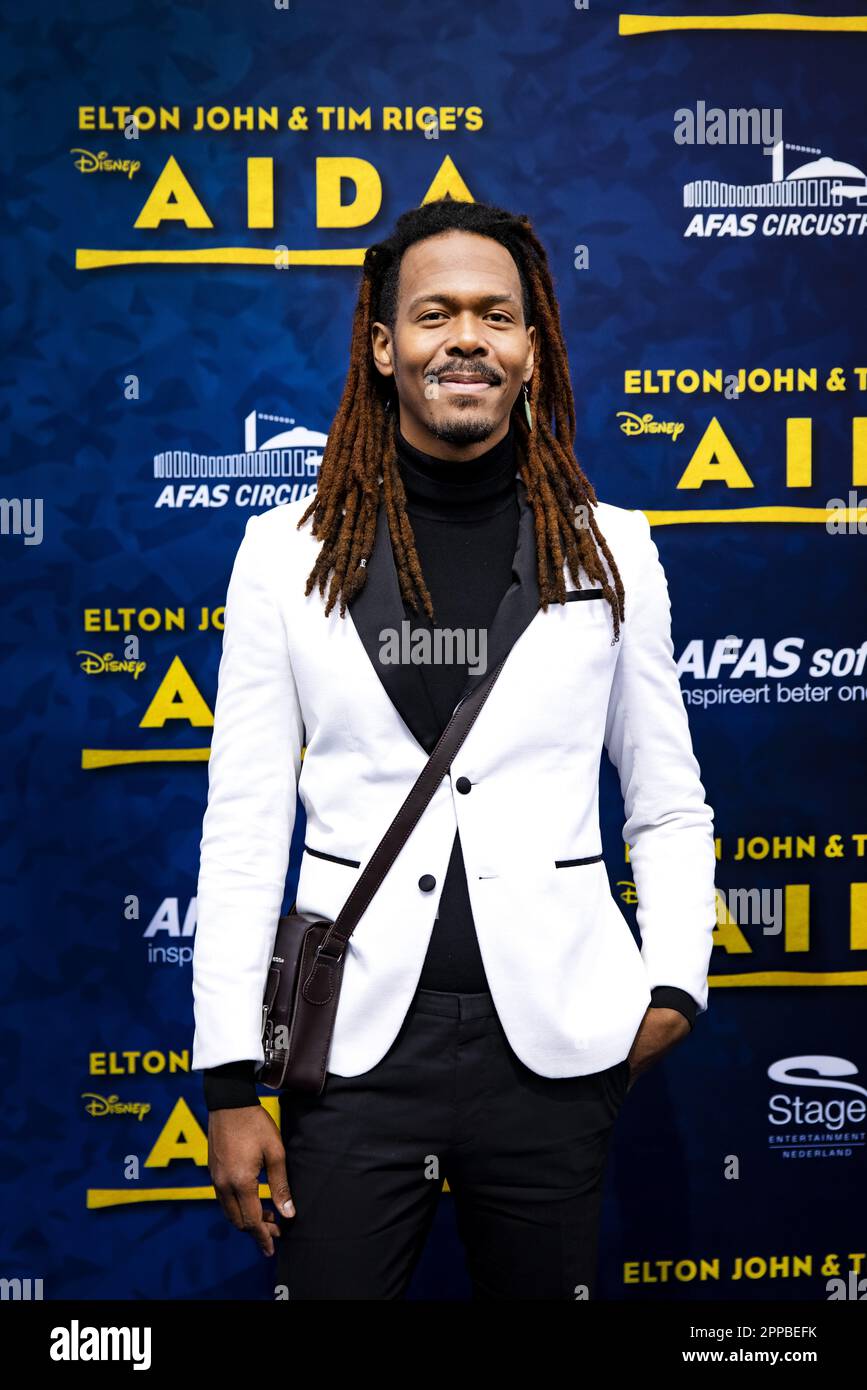 SCHEVENINGEN - Jeangu Macrooy on the red carpet during the world ...