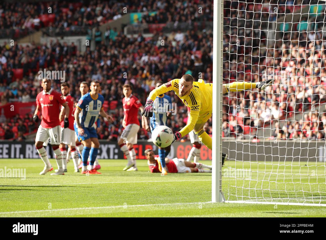 London, UK. 23rd Apr, 2023. Manchester United Goalkeeper David De Gea ...