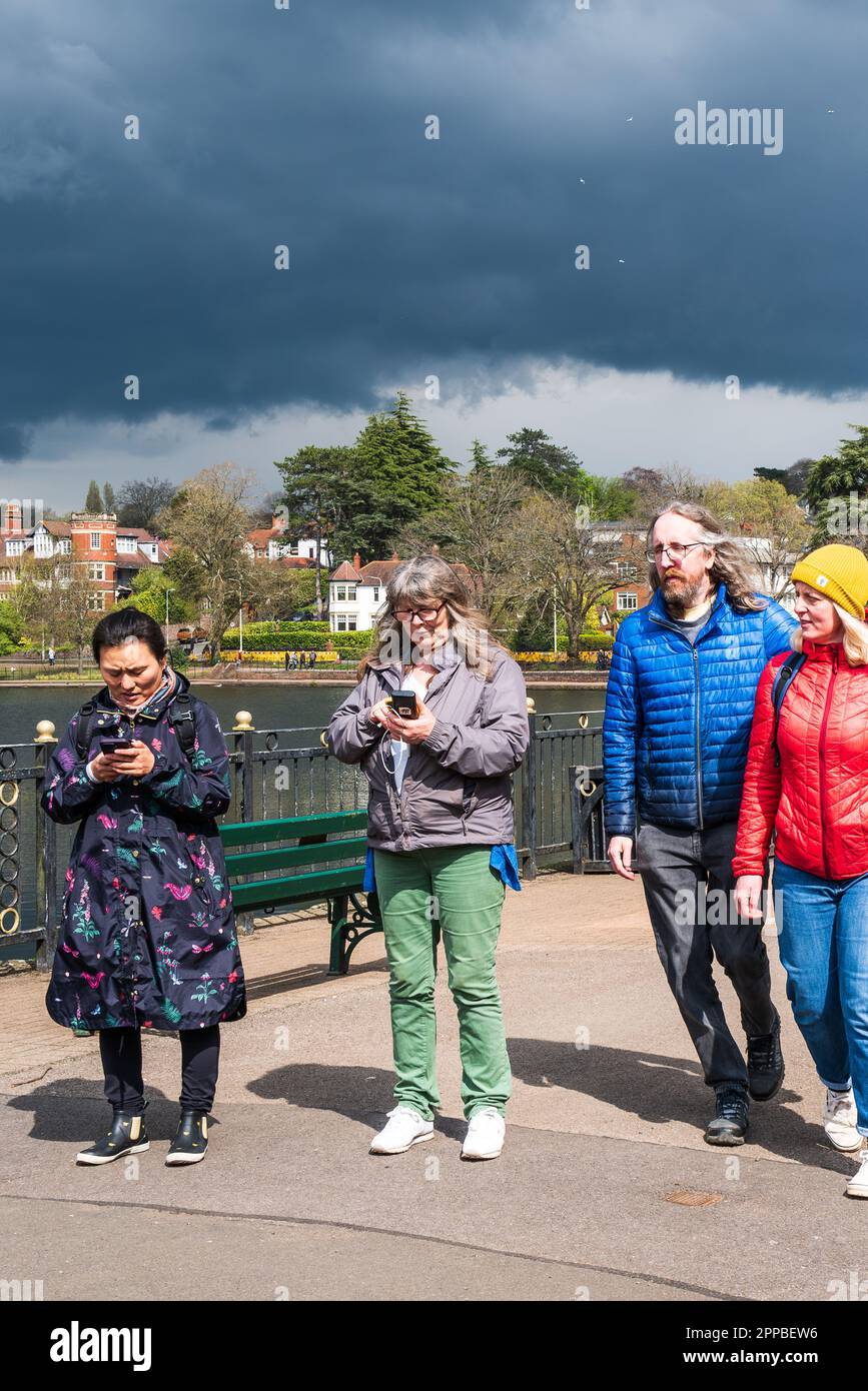 UK Government Emergency Alert. 3.00pm April 2023. Peoples' reaction to ...