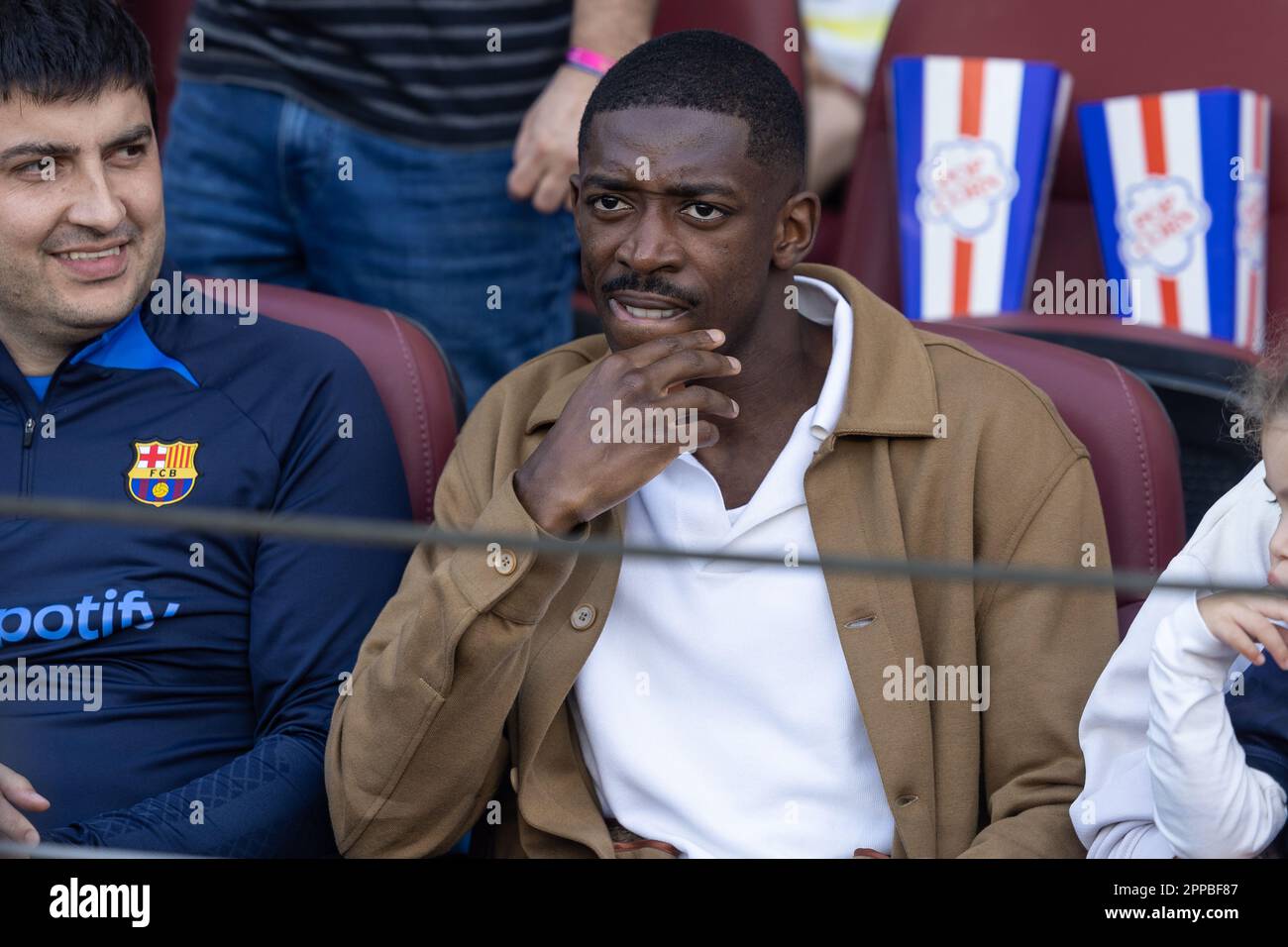 Barcelona, Spain. 23rd Apr, 2023. BARCELONA, SPAIN - APRIL 23: Ousmane ...