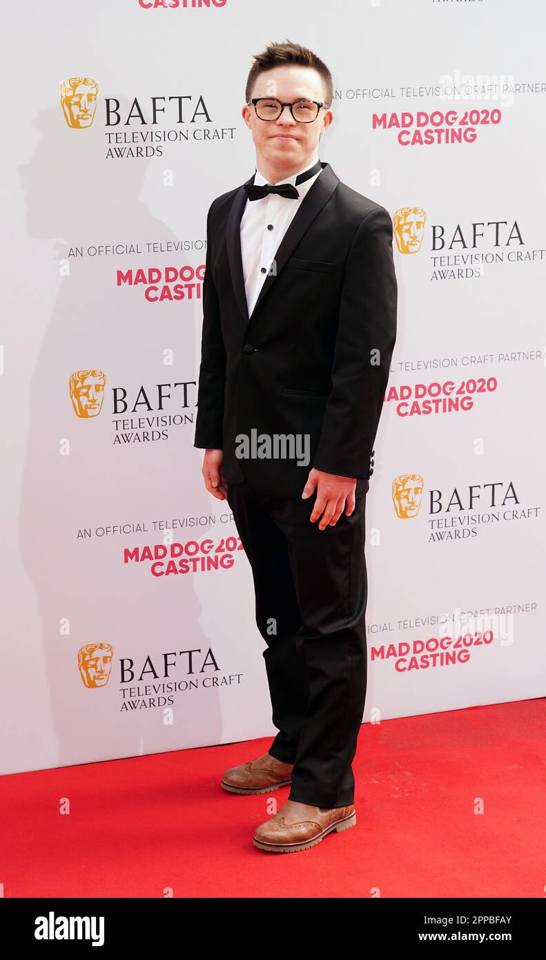 George Webster attending the Bafta Television Craft Awards at The ...