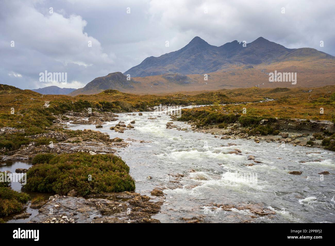Black Cuillin Mountains, Isle of Skye, Scotland Stock Photo - Alamy