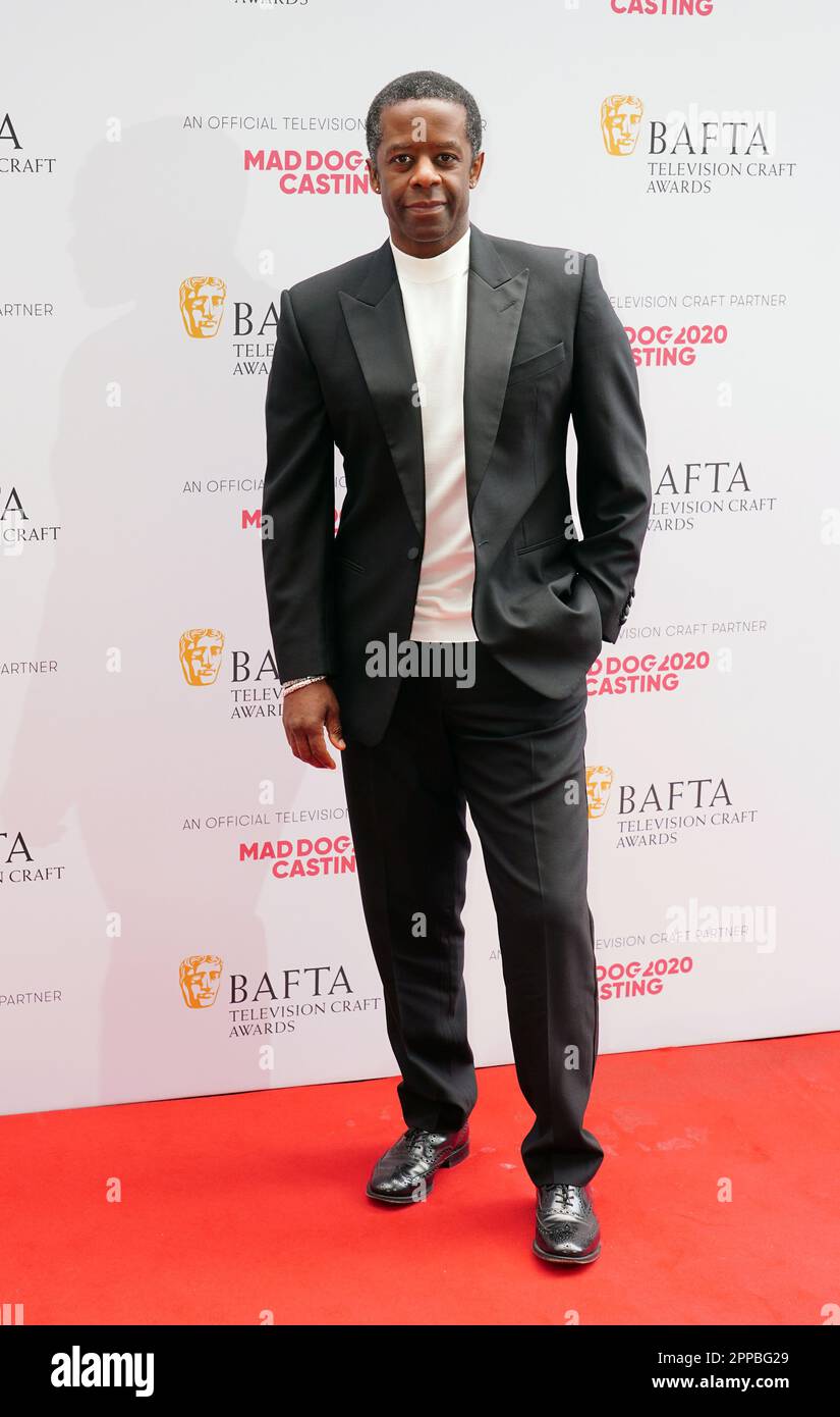 Adrian Lester attending the Bafta Television Craft Awards at The ...