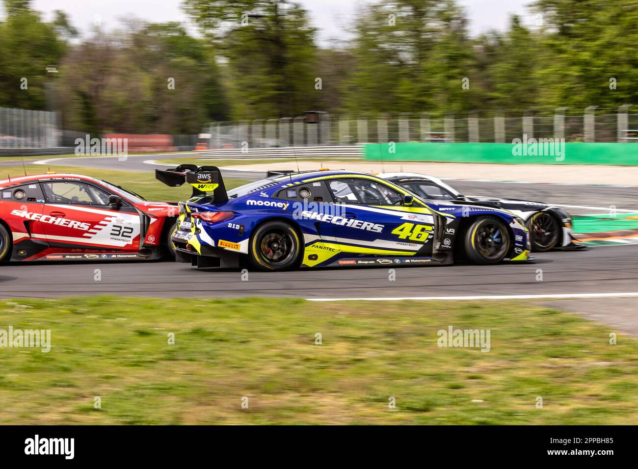 Monza, Italy. 23rd Apr, 2023. Team WRT (BMW M4 GT3) Valentino Rossi ...