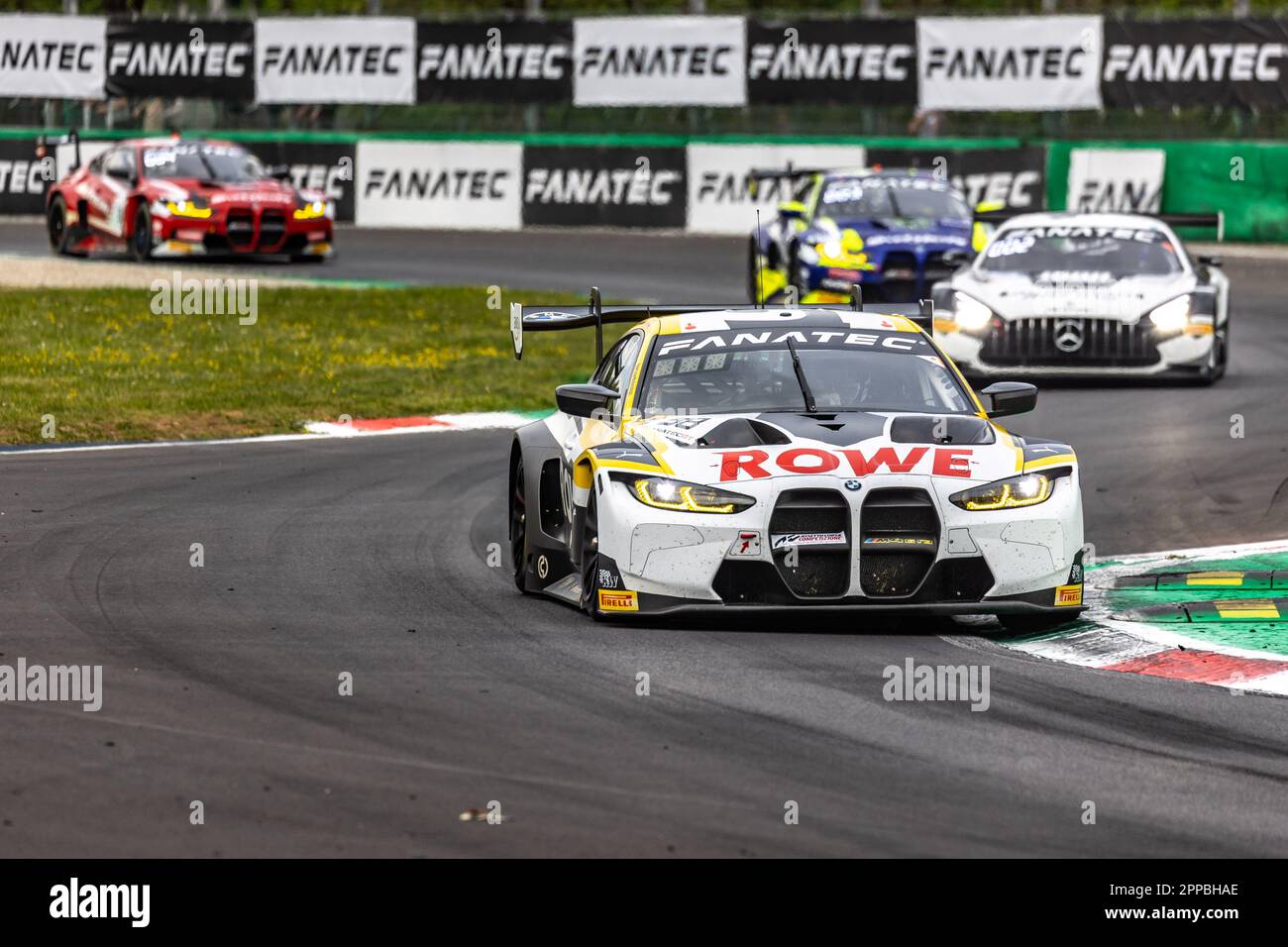 Monza, Italy. 23rd Apr, 2023. Rowe Racing (BMW M4 GT3) Philipp Eng ...