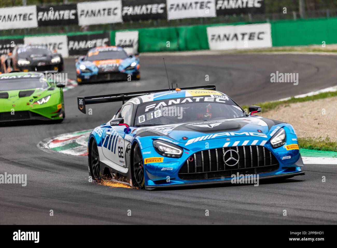 Monza, Italy. 23rd Apr, 2023. Akkodis ASP Team (Mercedes-AMG GT3) Timur ...