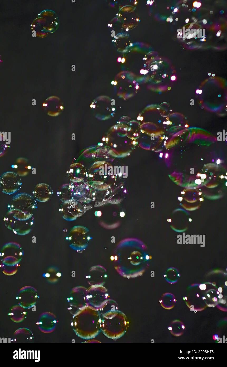 Colorful Soap Bubbles Stock Photo - Alamy