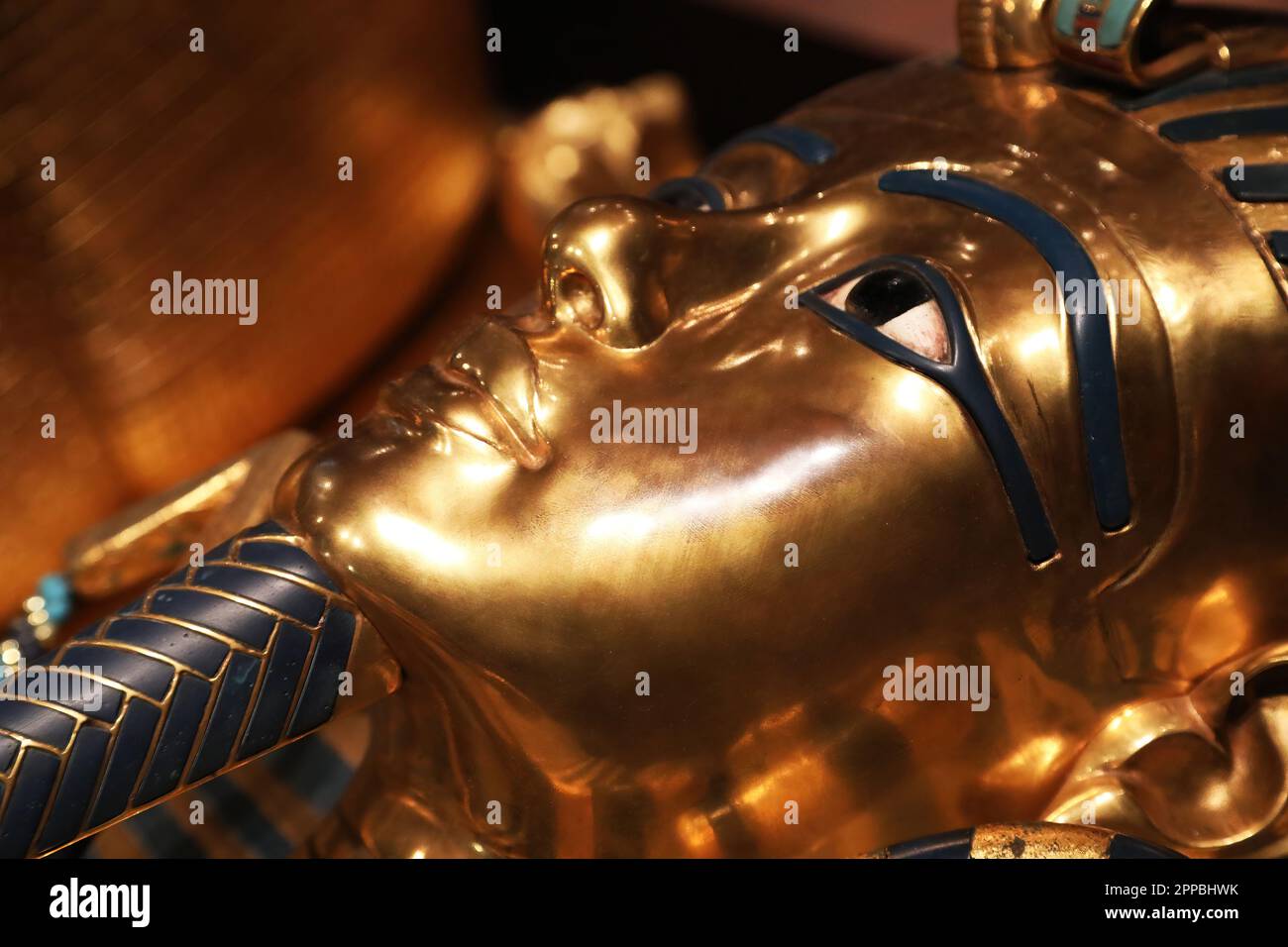 King Tut Sarcophagus Close Up