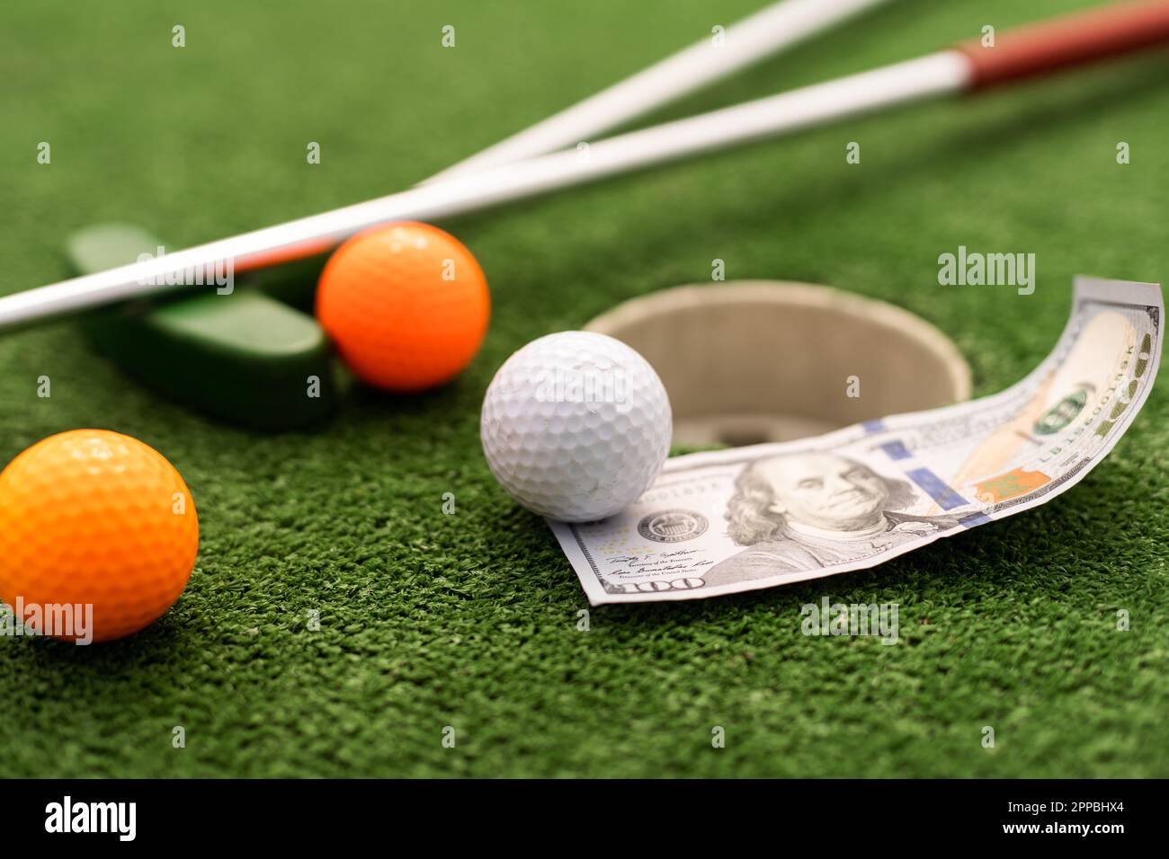 Mini golf balls hi-res stock photography and images - Alamy