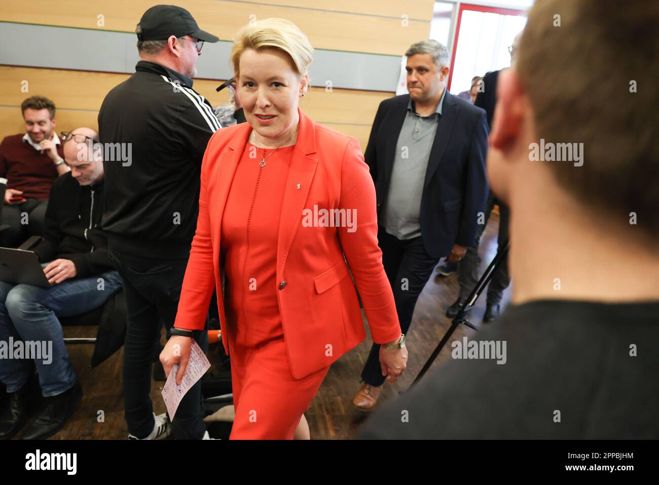 Berlin, Germany. 23rd Apr, 2023. Franziska Giffey (SPD), governing ...