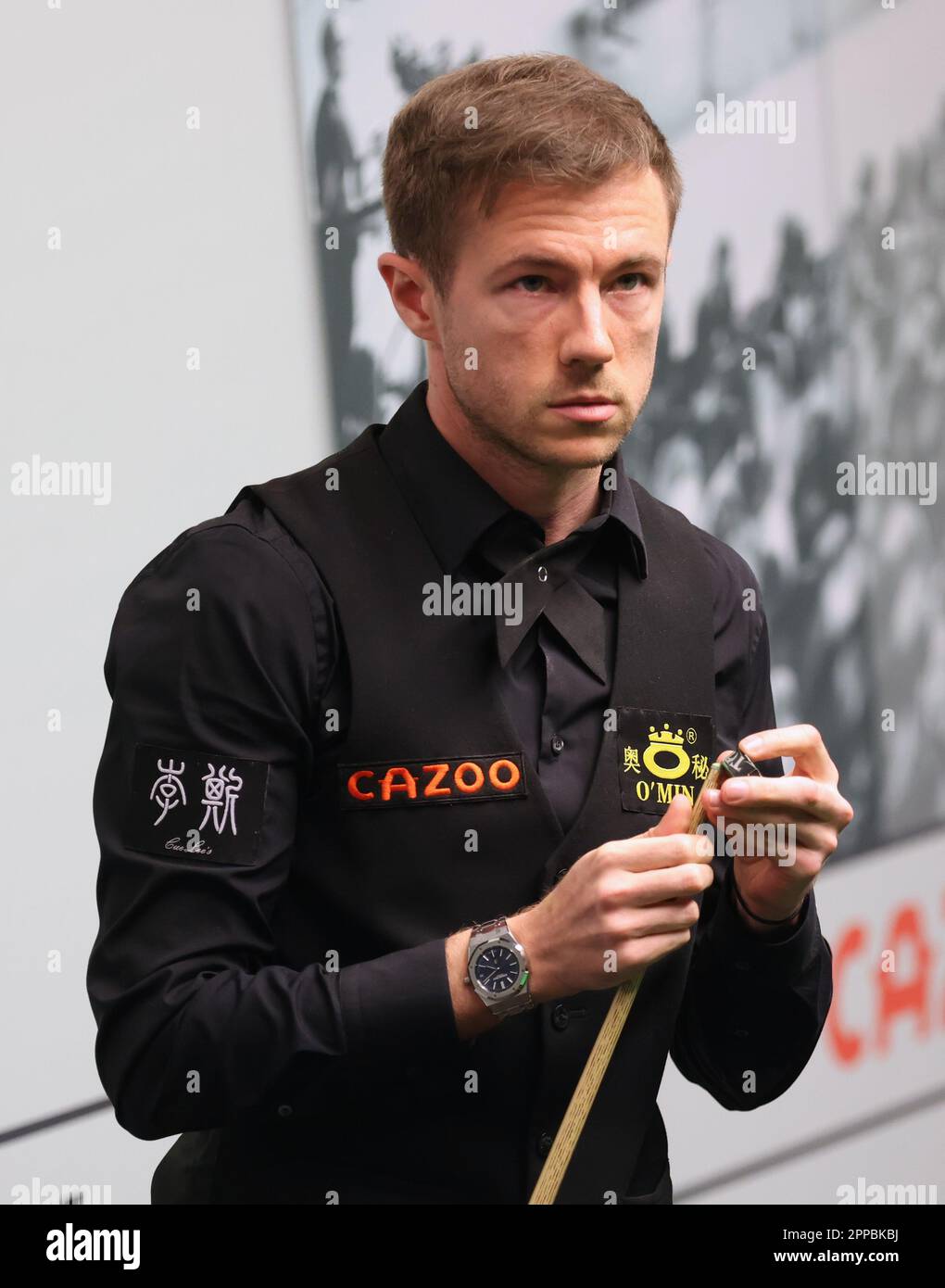 Jack Lisowski during day nine of the Cazoo World Snooker Championship ...