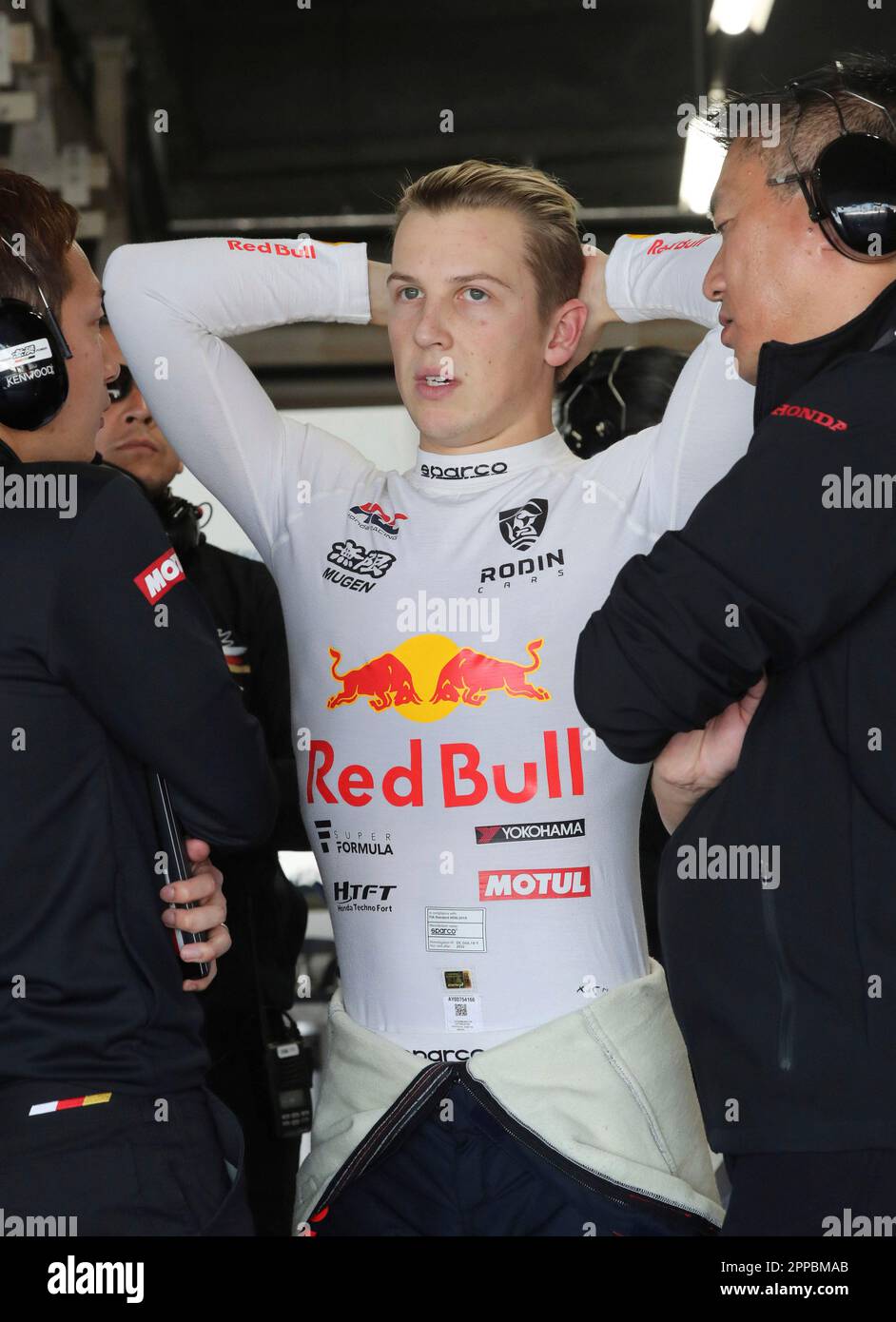 Liam Lawson of New Zealand joins the Super Formula Rd. 3 at Suzuka ...