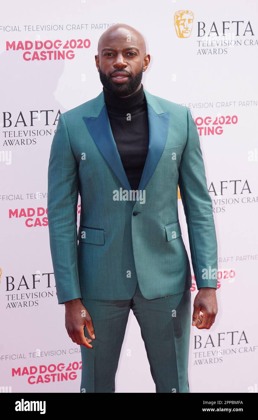 David Gyasi attending the Bafta Television Craft Awards at The Brewery ...