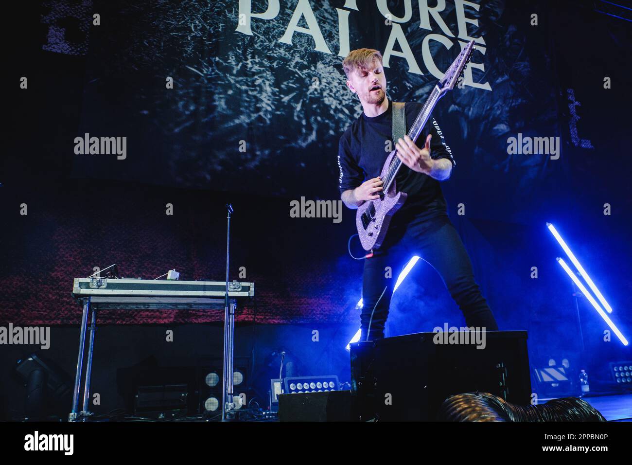 Zurich, Switzerland. 22nd Apr, 2023. The German post-hardcore band Future Palace performs a live ...