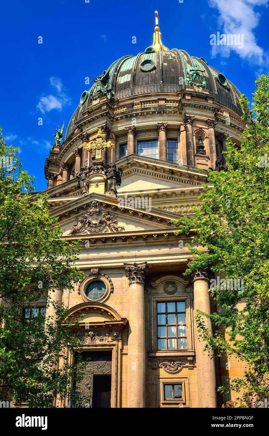 Berliner Dom cathedral church in Berlin, Germany. One of the most ...