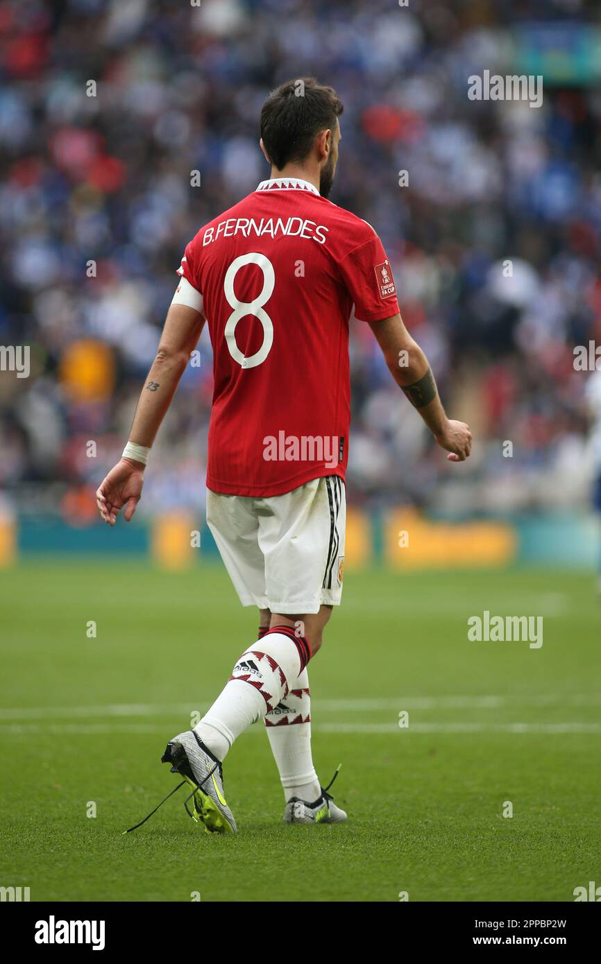 London, UK. 23rd Apr, 2023. London, April 23rd 2023: Bruno Fernandes of ...
