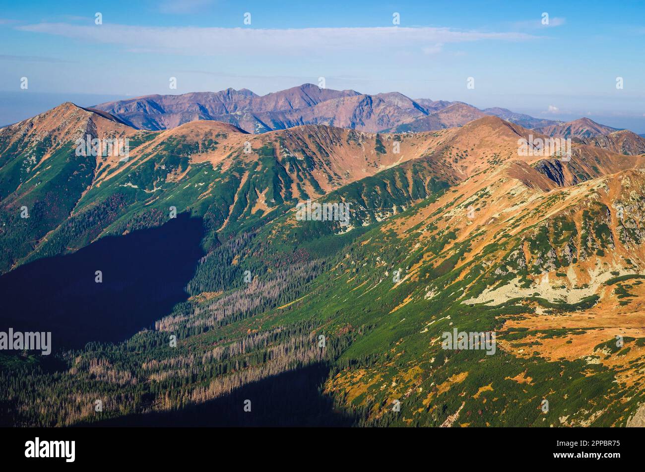 Mountain landscape in Polish mountains. Outstanding view of the ...