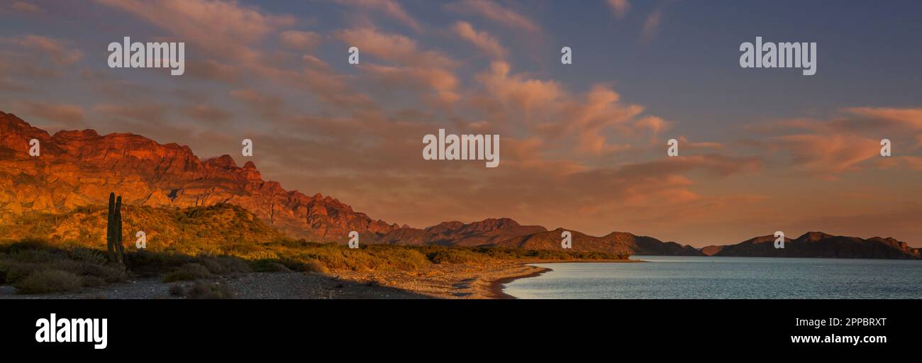 Beautuful landscapes in Baja California, Mexico. Travel background ...