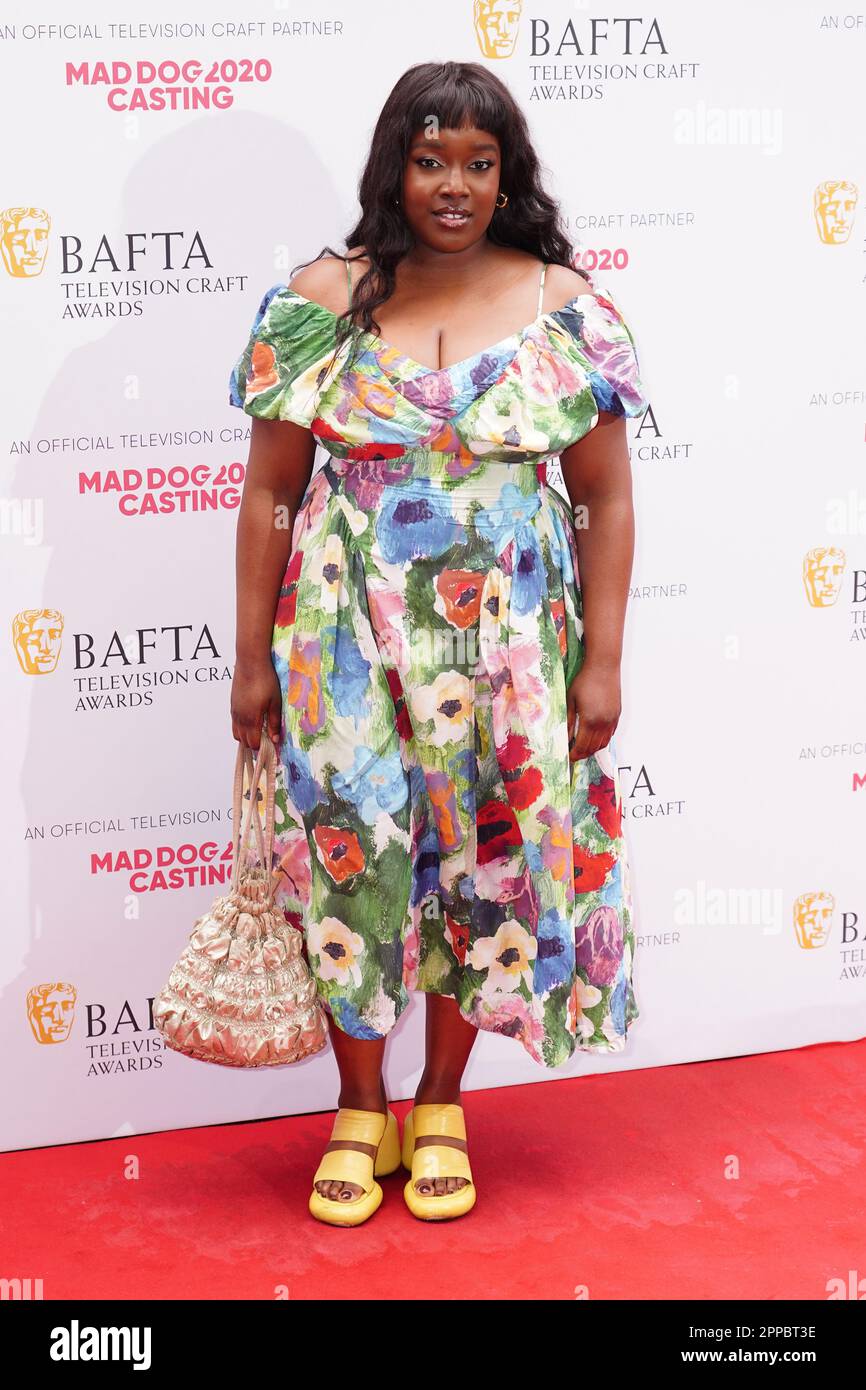 Lolly Adefope attending the Bafta Television Craft Awards at The ...