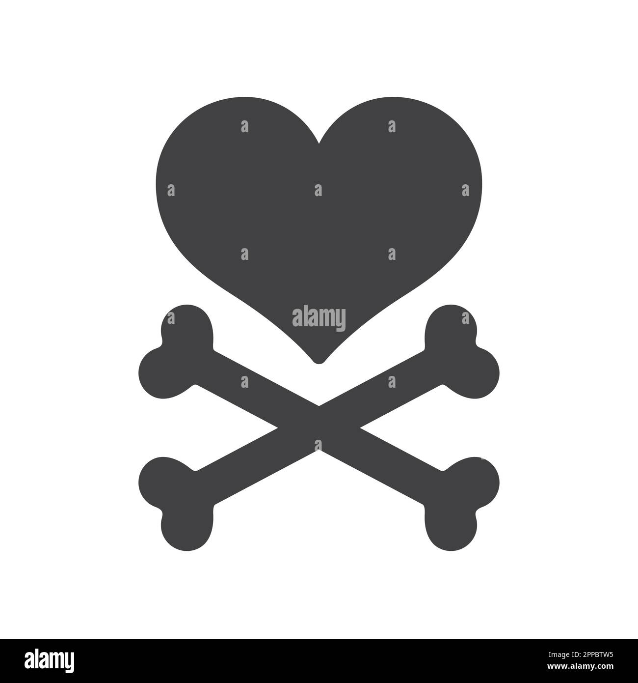 Heart cross bone logo icon pirate vector illustration Stock Vector ... Heart cross bone logo icon pirate vector illustration Stock Vector ...