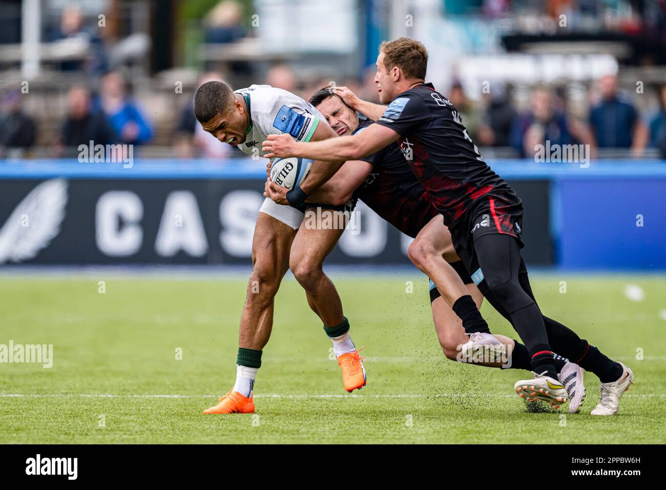 LONDON, UNITED KINGDOM. 23th, Apr 2023. Ben Loader of London Irish ...