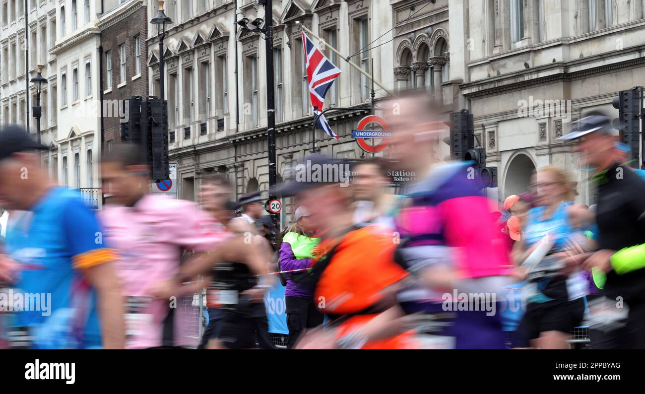 2023 london marathon april hi-res stock photography and images - Alamy