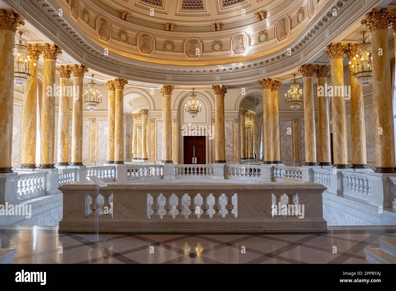 Interior of the National Museum Art Bucharest- Royal Palace of ...